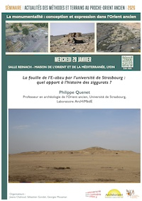 Méthodes et terrains au Proche-Orient ancien 2026 - Séance 2 ...